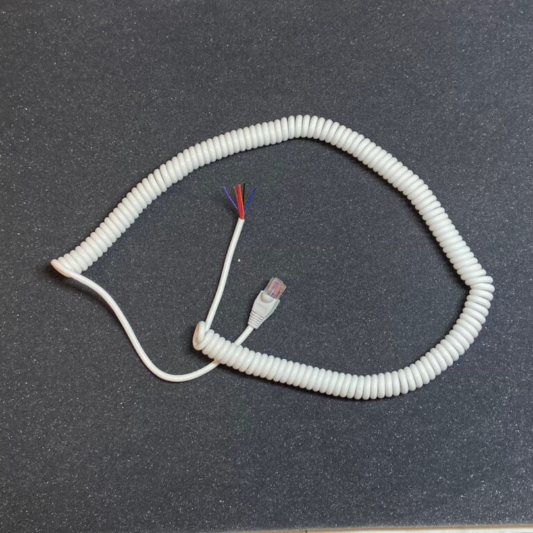Handswitch Coil Cord 6-Wire With CAT 5 End Installed — InRayParts